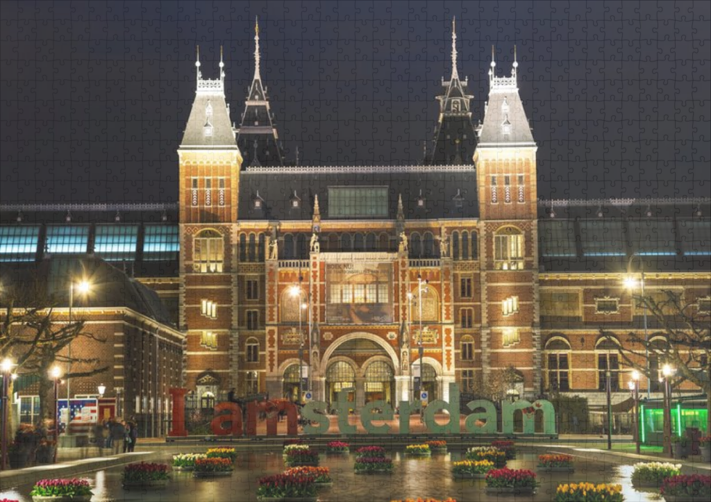 raxxa Premium-Puzzle: I Amsterdam Slogan - raxxa