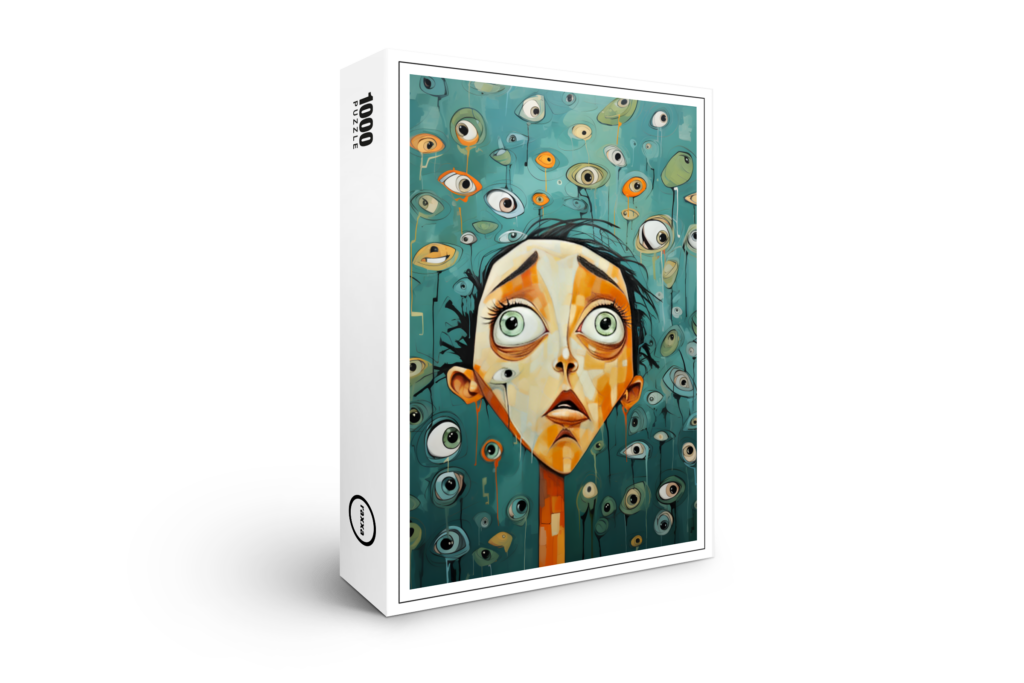 raxxa Premium-Puzzle: Whimsical Clueless 3 - raxxa